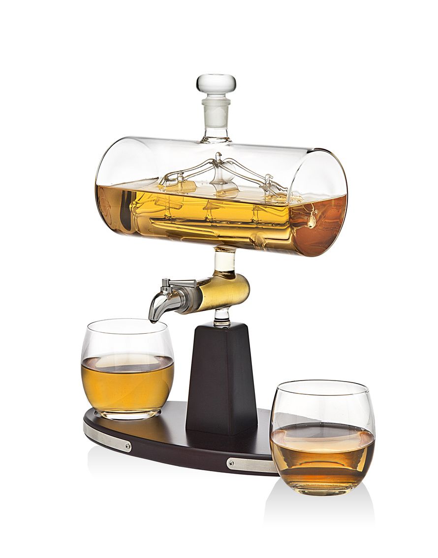 Barrel Whiskey Decanter– At Home Designs of Delaware
